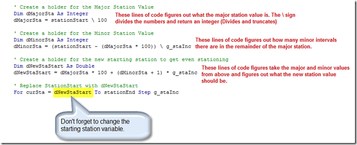 Civil 3D Reminders: Modifying Incremental Stationing Report - II